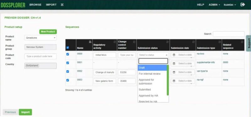 Share, View and Review eCTD, NeeS | Dossplorer eCTD Software