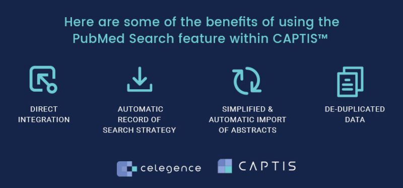 PubMed Integration - CAPTIS™ Features | Celegence