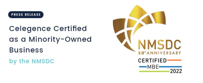 Celegence Certified Minority Owned Business - NMSDC