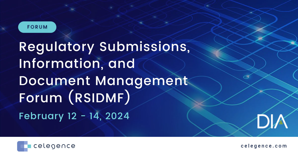 Regulatory Submissions, Info & Document Mgmt Forum 2024