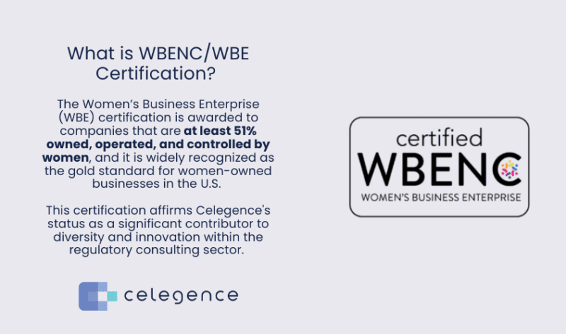 Celegence Achieves WBE National Council Certification