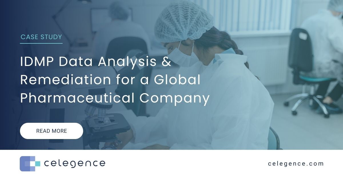 IDMP Data Analysis and Remediation for Pharmaceuticals