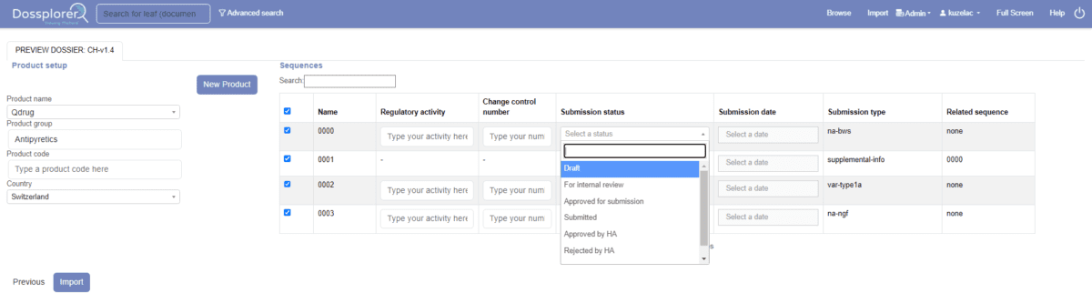 Share, View and Review eCTD, NeeS | Dossplorer eCTD Software