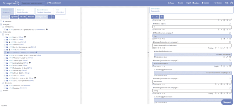 Share, View and Review eCTD, NeeS | Dossplorer eCTD Software