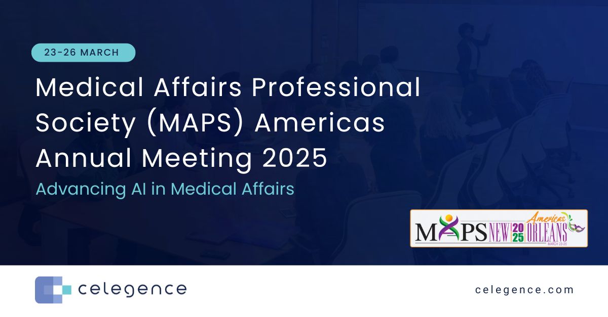 Celegence at MAPS 2025: AI for Medical Affairs