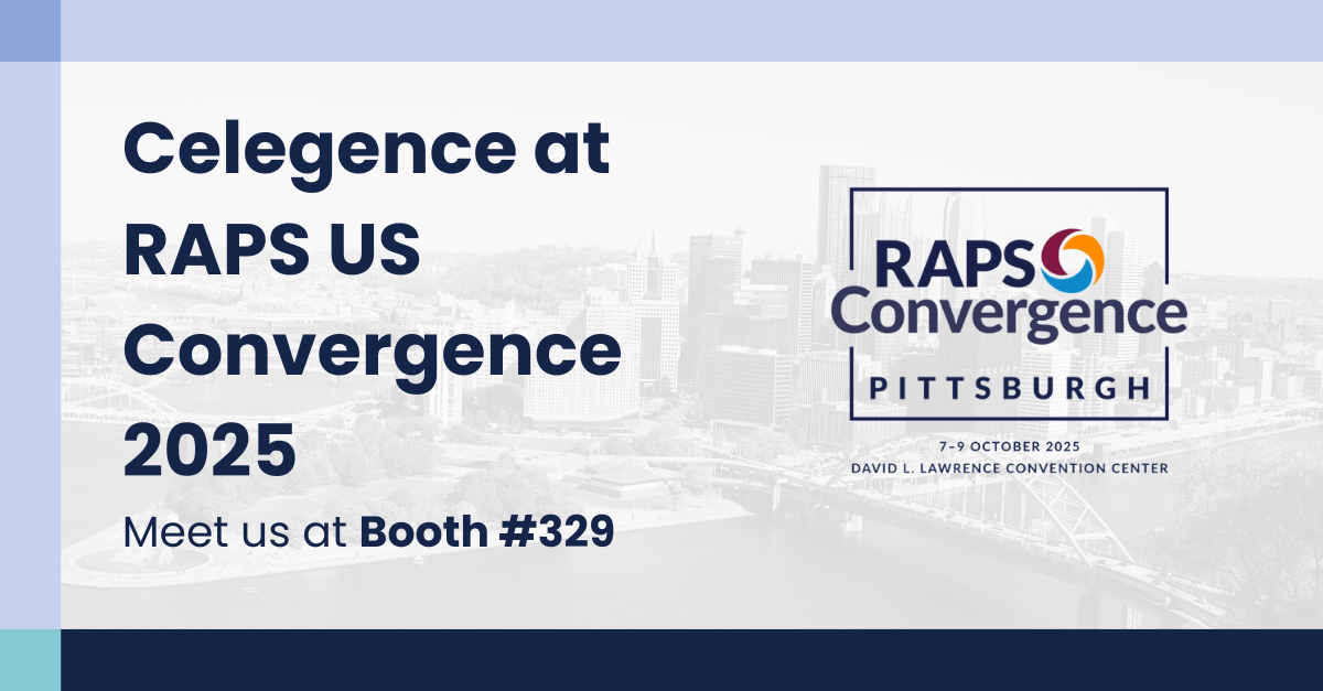 Meet Celegence at RAPS US Convergence 2025 – Booth #329